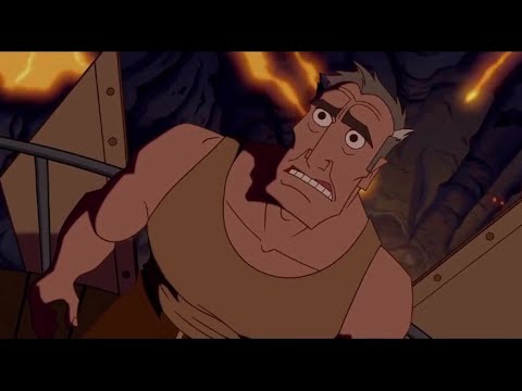 Final Battle/Commander Rourke Defeat Scene - Atlantis the Lost Empire HD