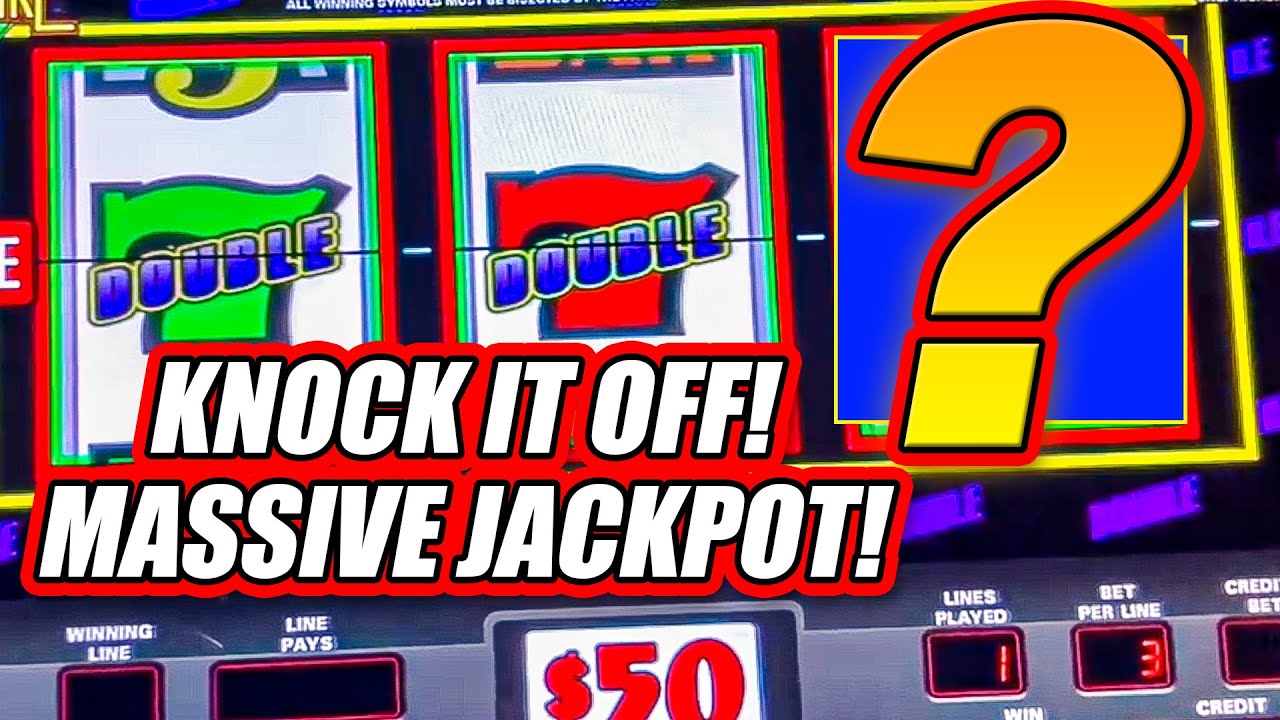 KNOCK IT OFF! BIG BETS ON DOUBLE STRIKE SIZZLING 7 SLOT MACHINE MASSIVE ...