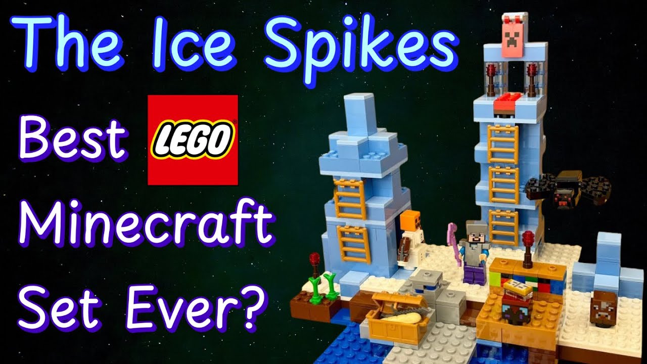 The Ice Spikes Lego Minecraft set is pretty great (21131) - YouTube