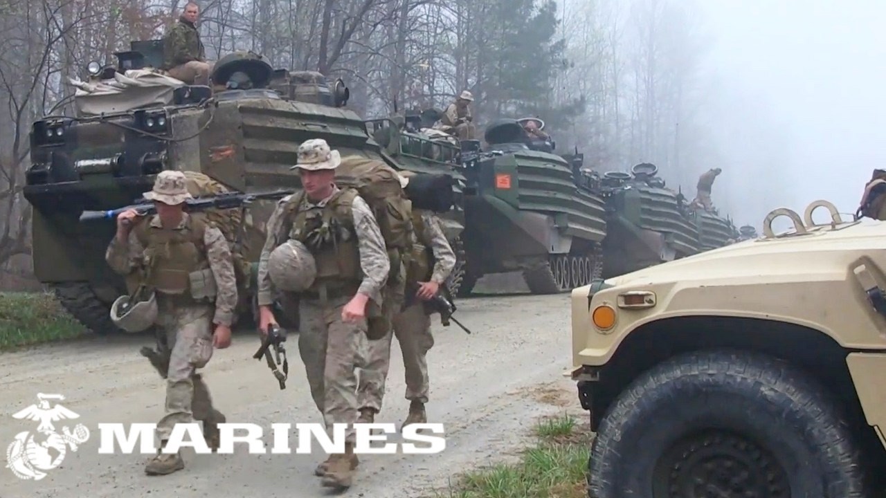 U.S. Marines during live-fire training in Virginia. - YouTube