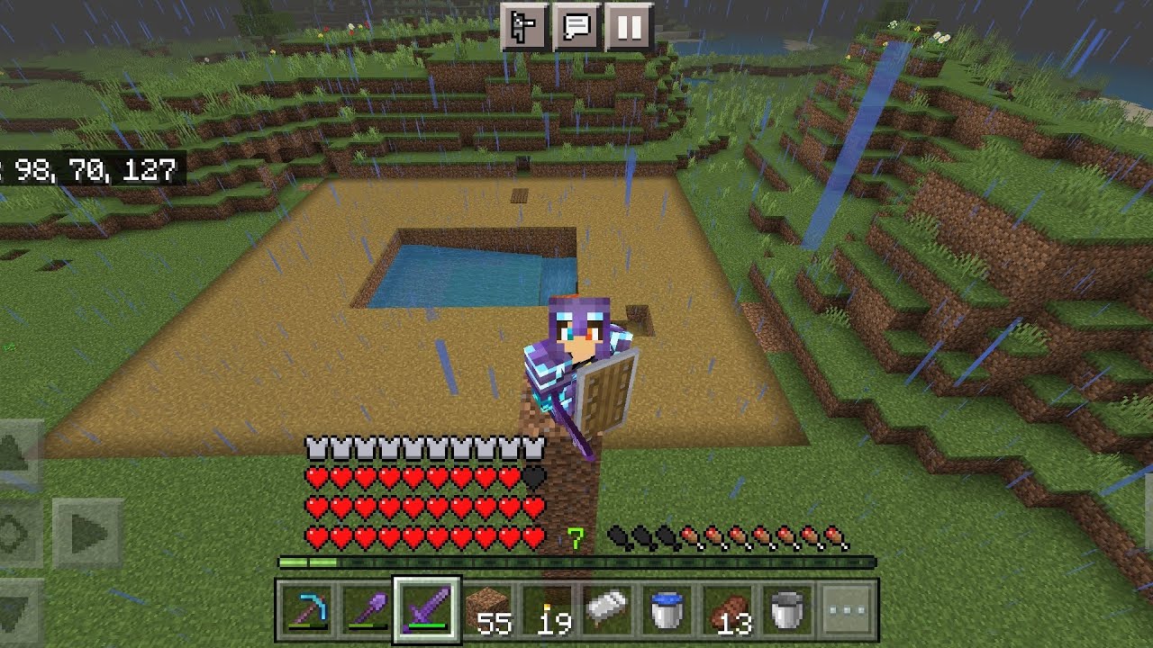 Crystal SMP||I am make iron farm in my Minecraft SMP ☺️ - YouTube