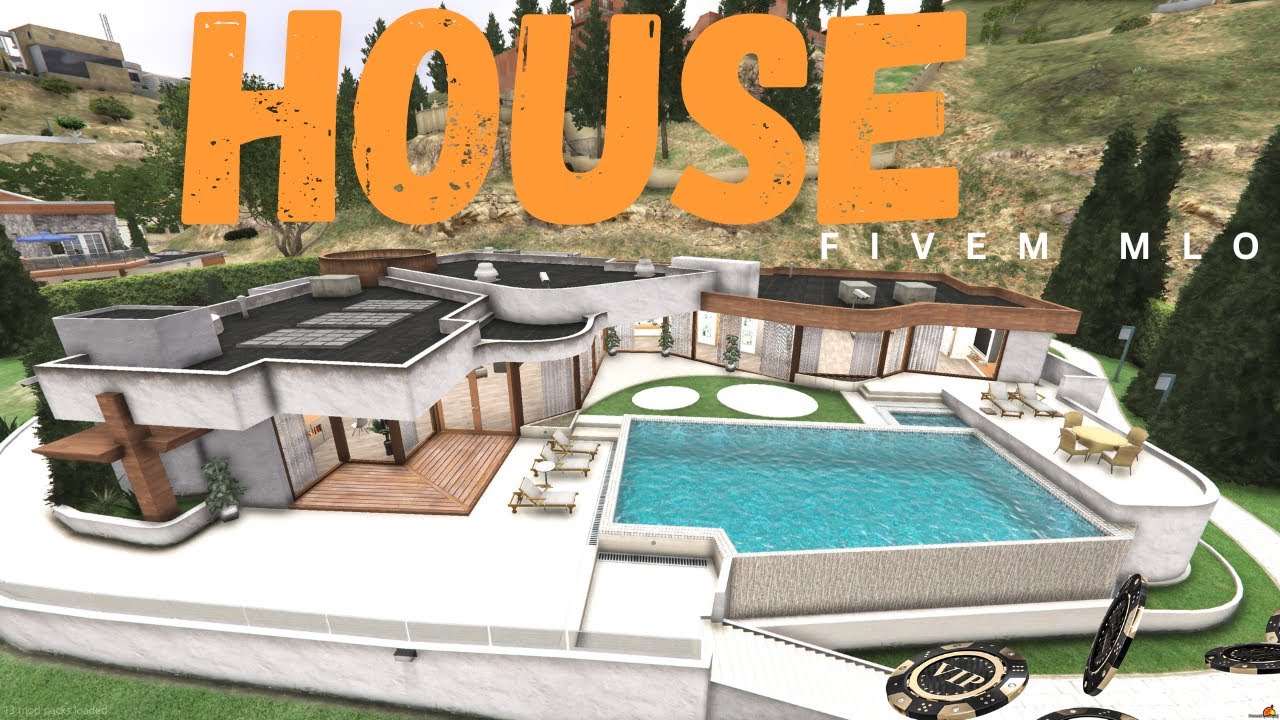 FiveM Rockford Hills House Interior & map for FIVEM MLO | GTA V - YouTube