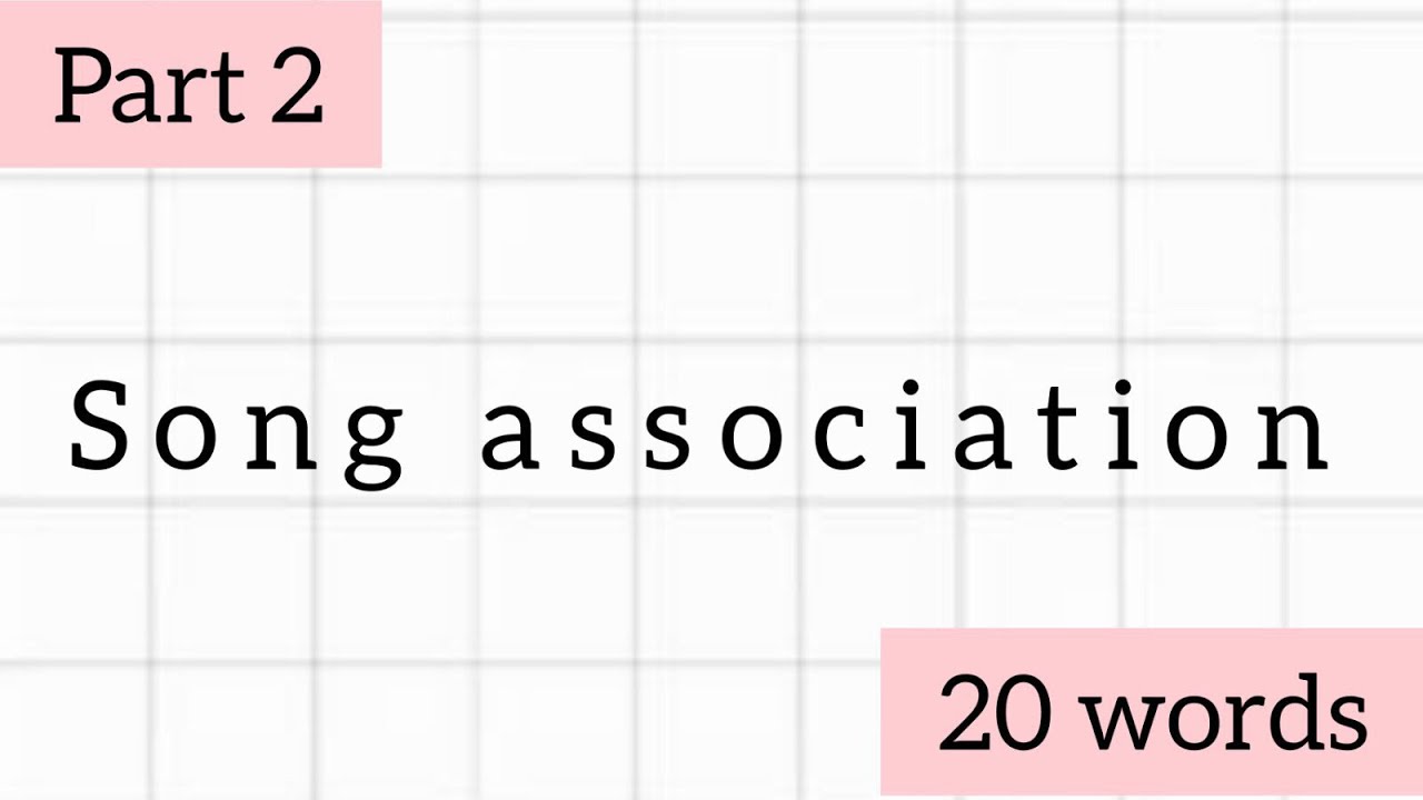 Song Association Game part 2 - YouTube