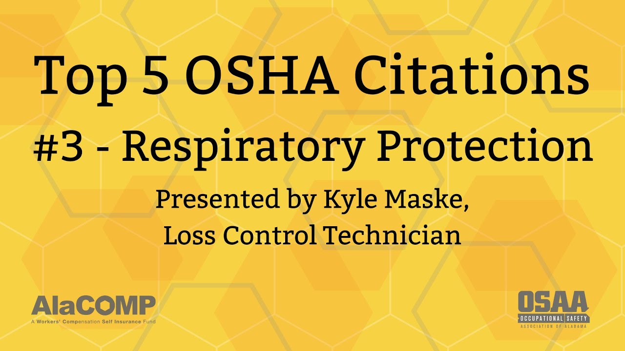 Top 5 OSHA Citations- #3 Respiratory Protection - YouTube