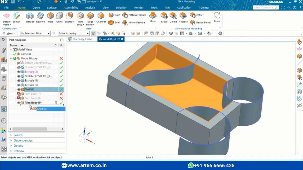 15How to reorder the features in navigation tree?- Nx Siemens -#15 ...