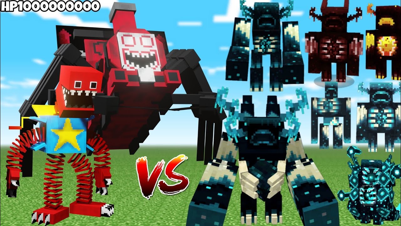Choo Choo Charles And Boxy Boo Vs All Warden Youtube