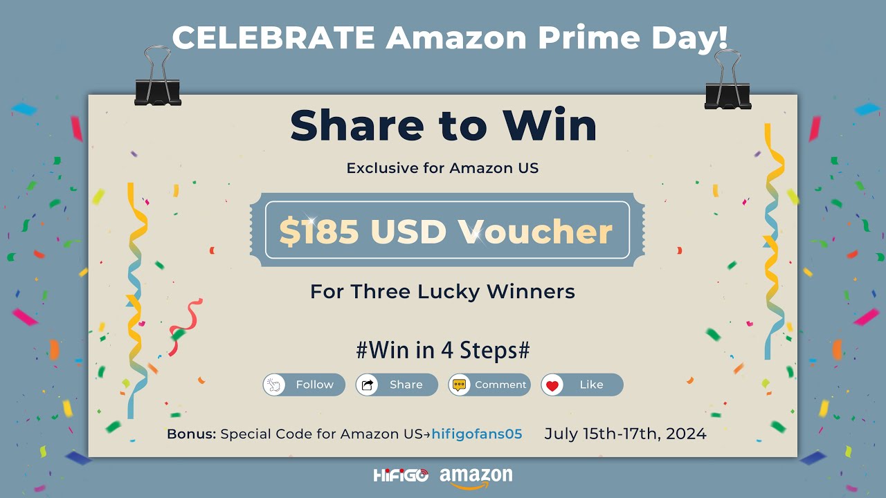 🎧HiFiGo Giveaway on Twitter for Amazon Prime Day🎧 - YouTube