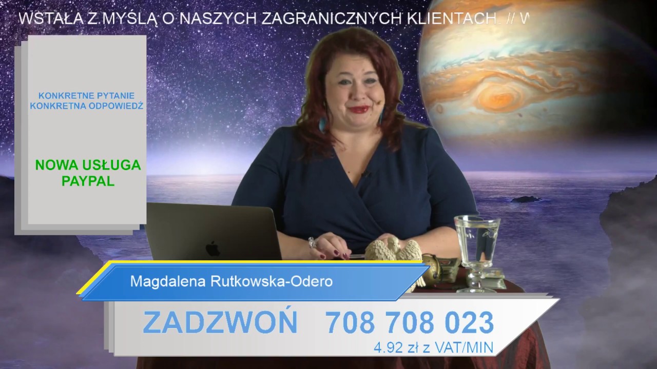 WRÓŻBY NA ŻYWO! Magdalena Rutkowska- Odero - YouTube