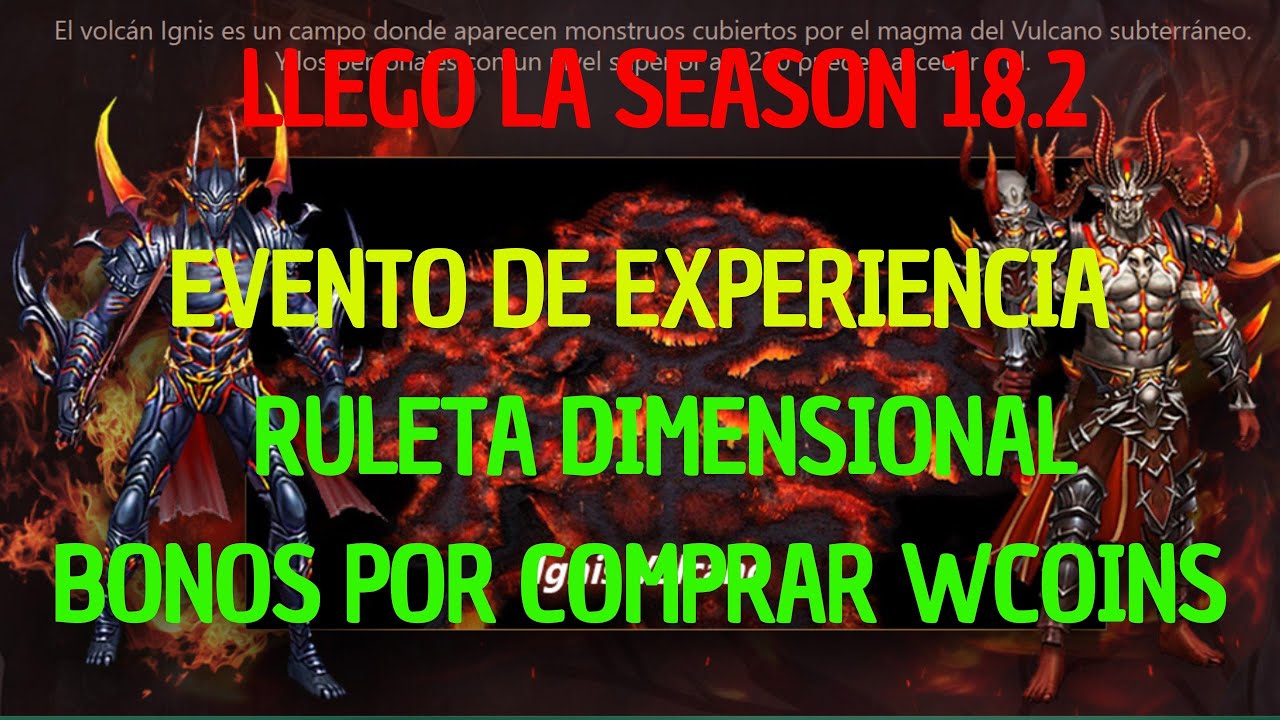Mantenimiento 8 de agosto - Season 18.2 ! - YouTube