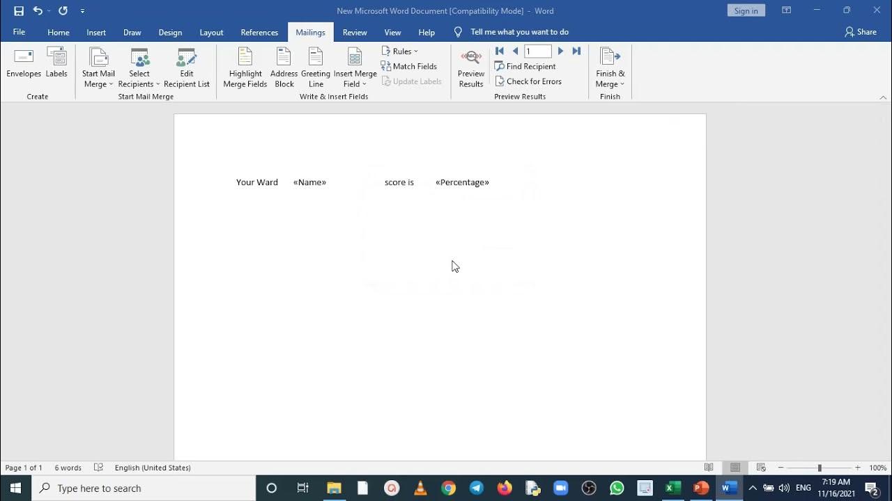 How to Fix decimal Position in Excel during Mail Merge - YouTube