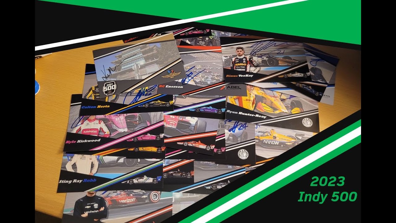 2023 Indy 500 Practice IP Autograph Recap - YouTube
