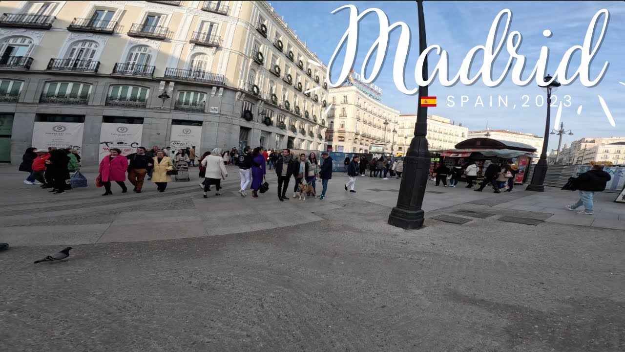 Madrid, January 🇪🇸 | 2023 4K HDR 60fps Walking Tour - YouTube
