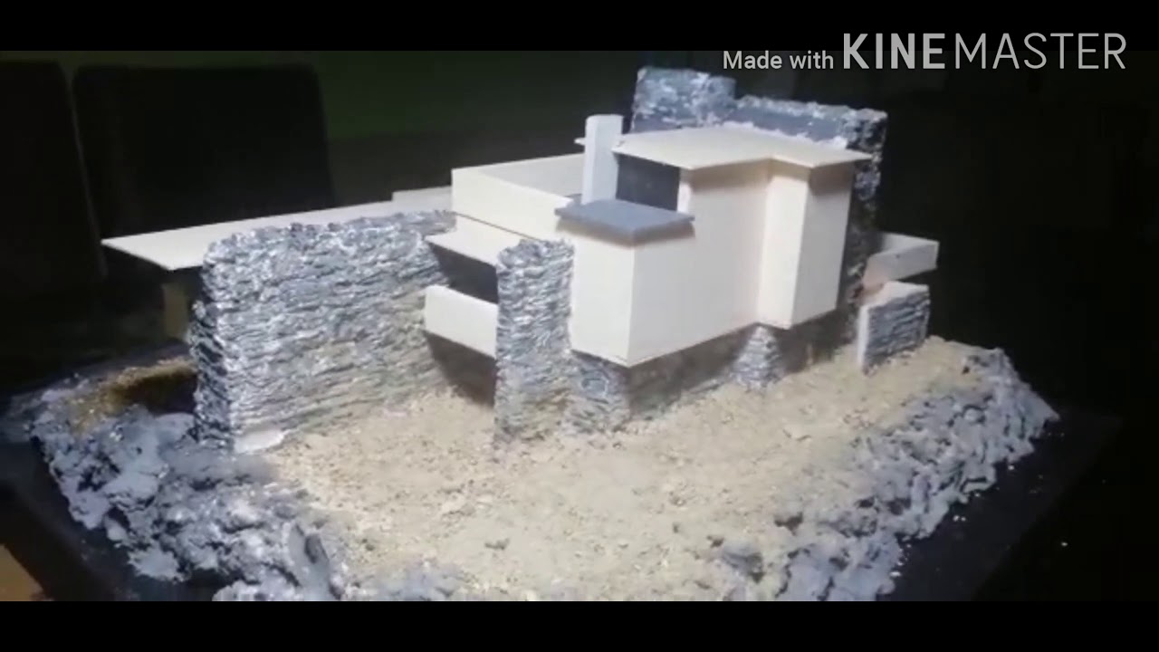 Maqueta Casa de la Cascada - YouTube