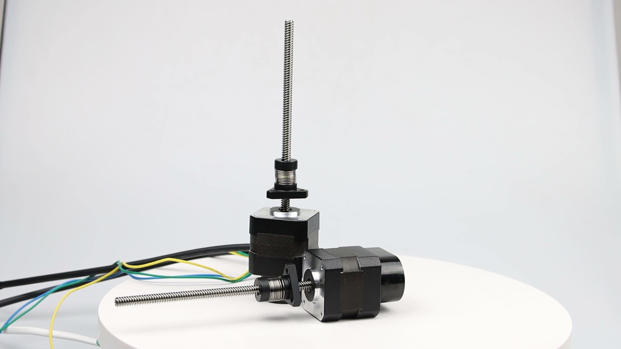 JK42BLS01-21ED Nema17 42mm Linear bldc motor with lead screw dc servo ...