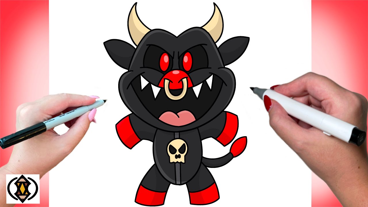 How To Draw The Bull Trap | Dark Smiling Critter | Poppy Playtime - YouTube