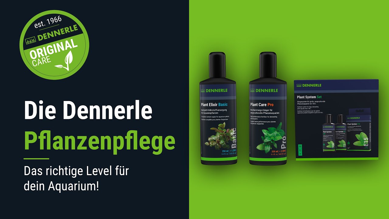 Die Dennerle Pflanzenpflege! Das richtige Level für dein Aquarium ...