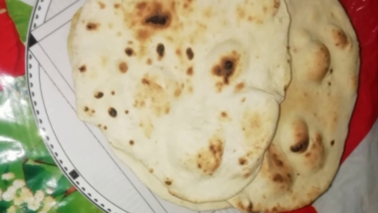 গ্যাস চুলায় Perfect Resturent nun।। Special nun ruti# নান রুটি☺ - YouTube