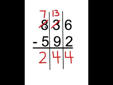 3 Digit Subtraction with Regrouping - YouTube