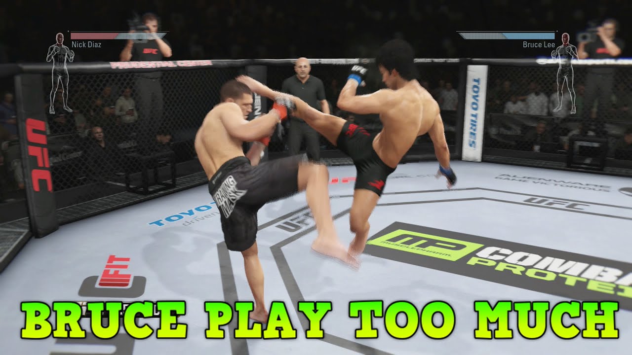 CAN I KNOCK-OUT BRUCE LEE? | EA Sports UFC Online Fight (XBOX ONE ...