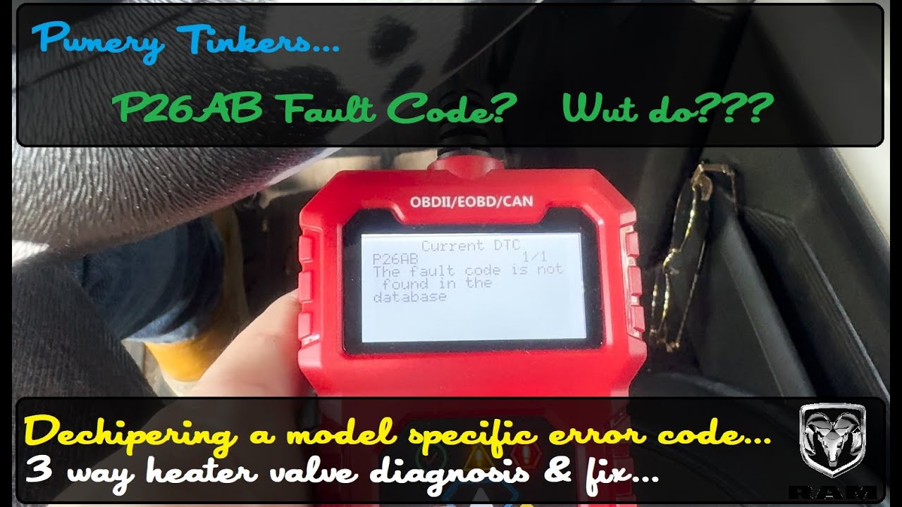 Pwnery Tinkers : 4th Gen Ram ECU Code - P26AB - YouTube