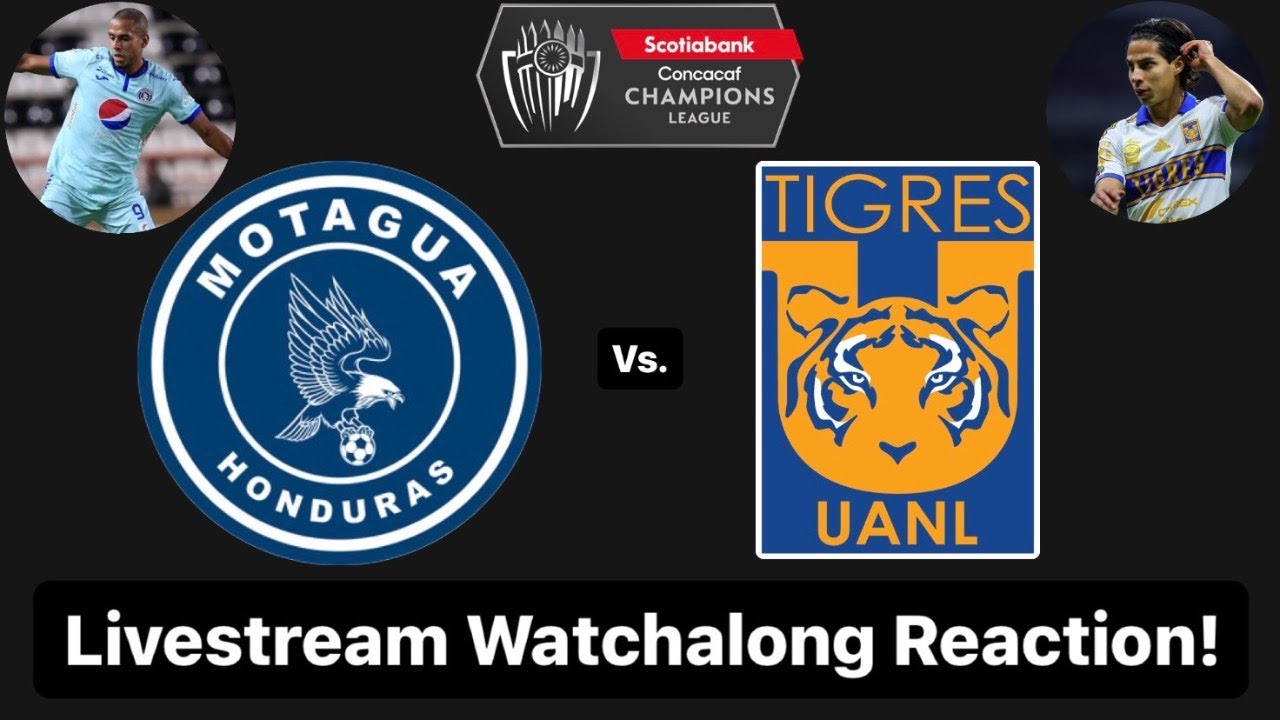 FC Motagua Vs. Tigres UANL 2023 CONCACAF Champions League Quarterfinals ...