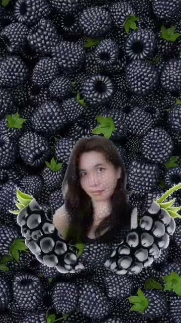 beautiful lady inside the Black Raspberry fruit #shorts #satisfying # ...