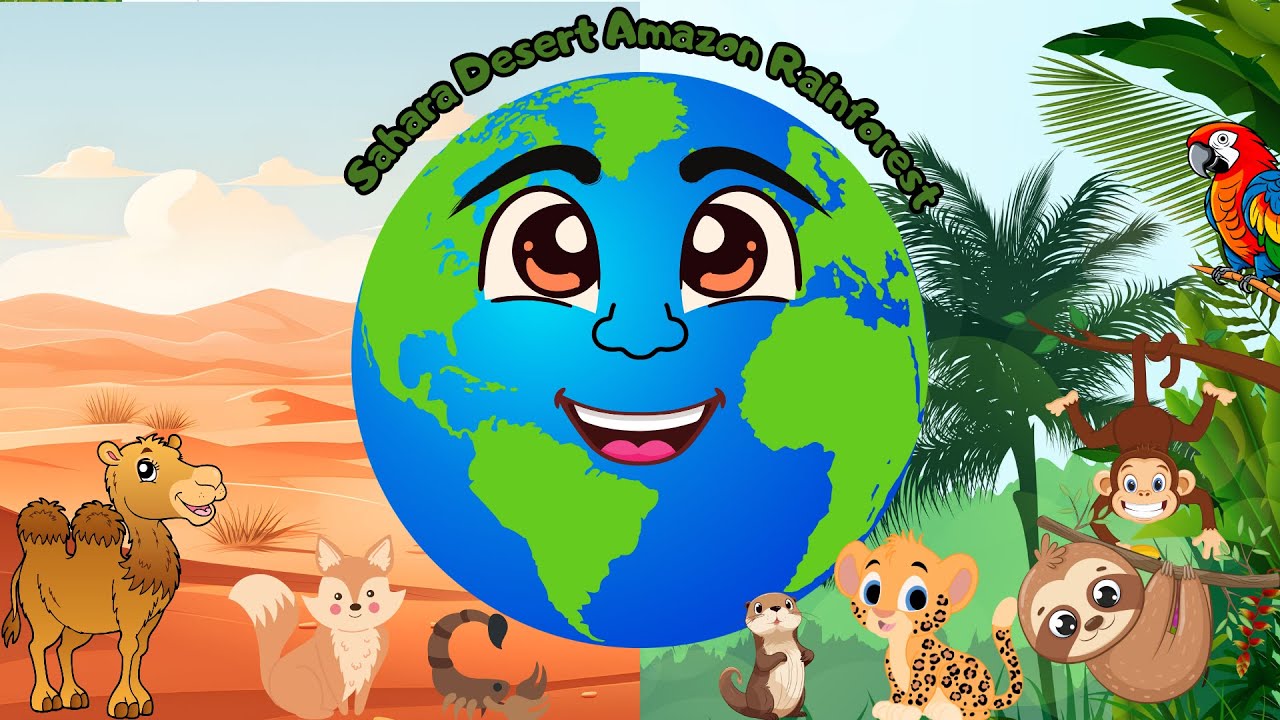 Exploring the Sahara Desert and Amazon Rainforest: Animals and habitats ...