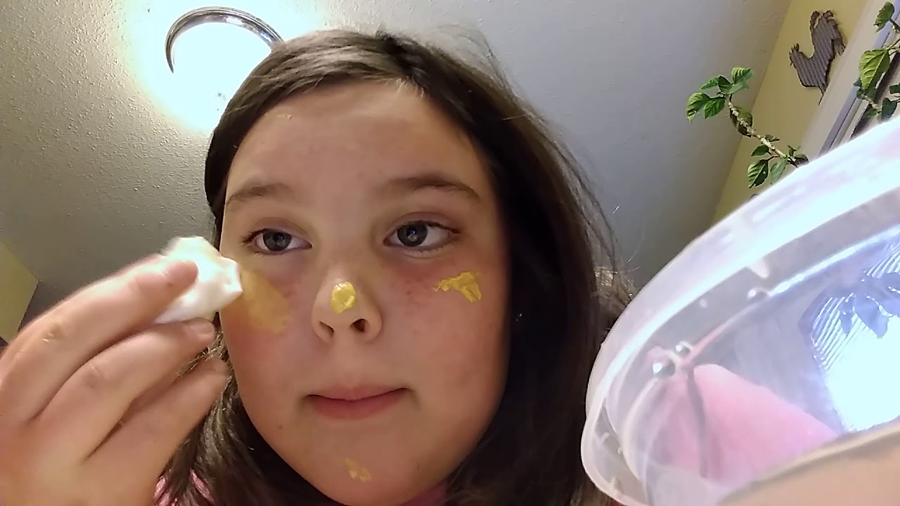 Full face of makeup only using chalk - YouTube