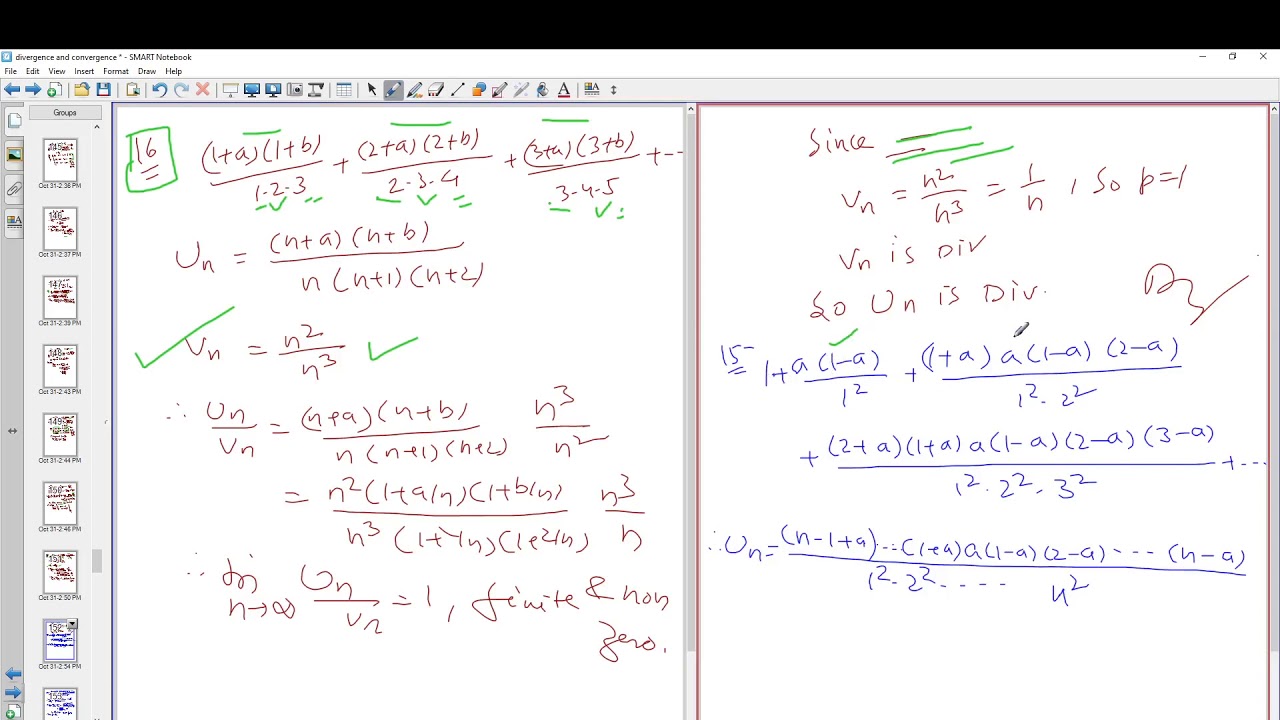 Infinite Series ,Ex 4 Part 2 - YouTube