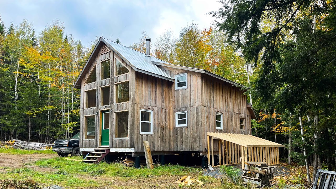 DIY Rain Water Collection System for our Off-Grid Cabin | Part 1 - YouTube