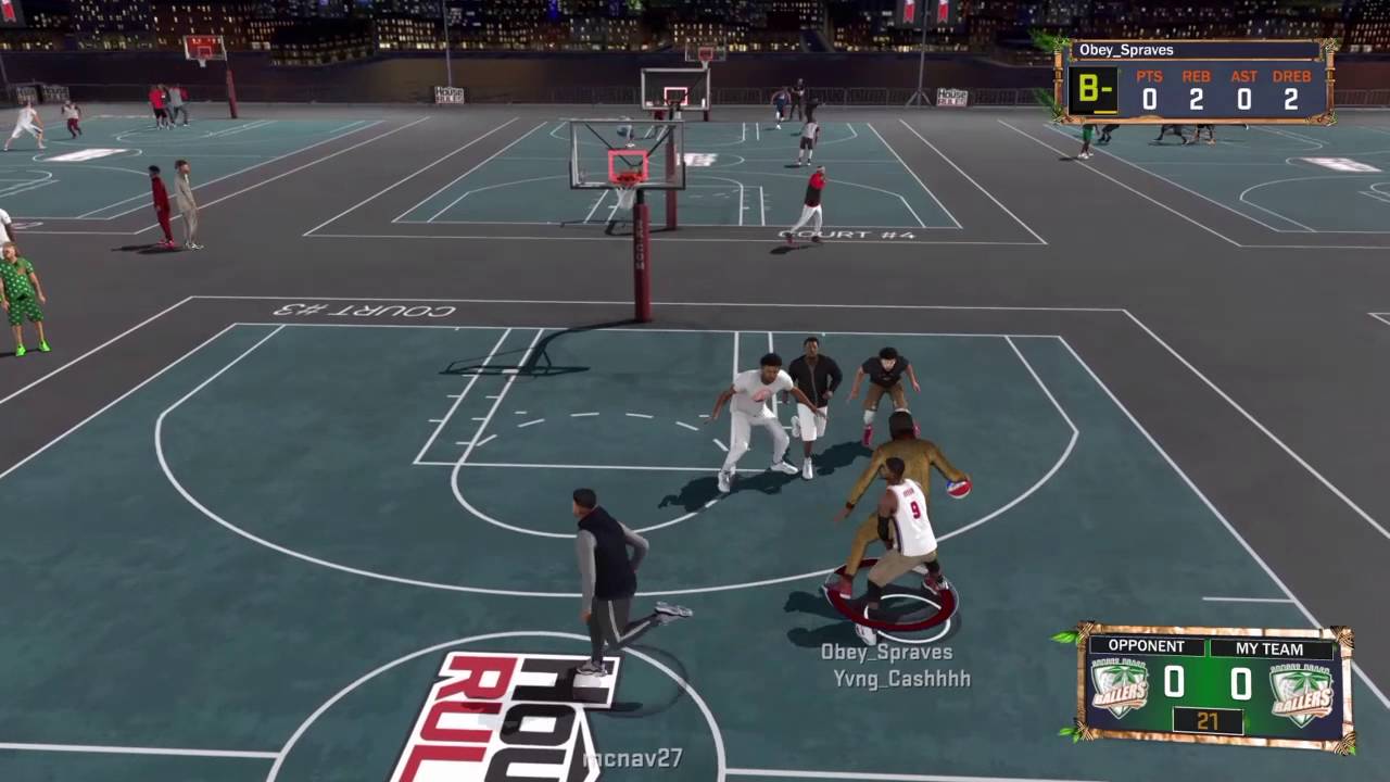 NBA 2k17 Old Town Highlights with another YouTuber - YouTube