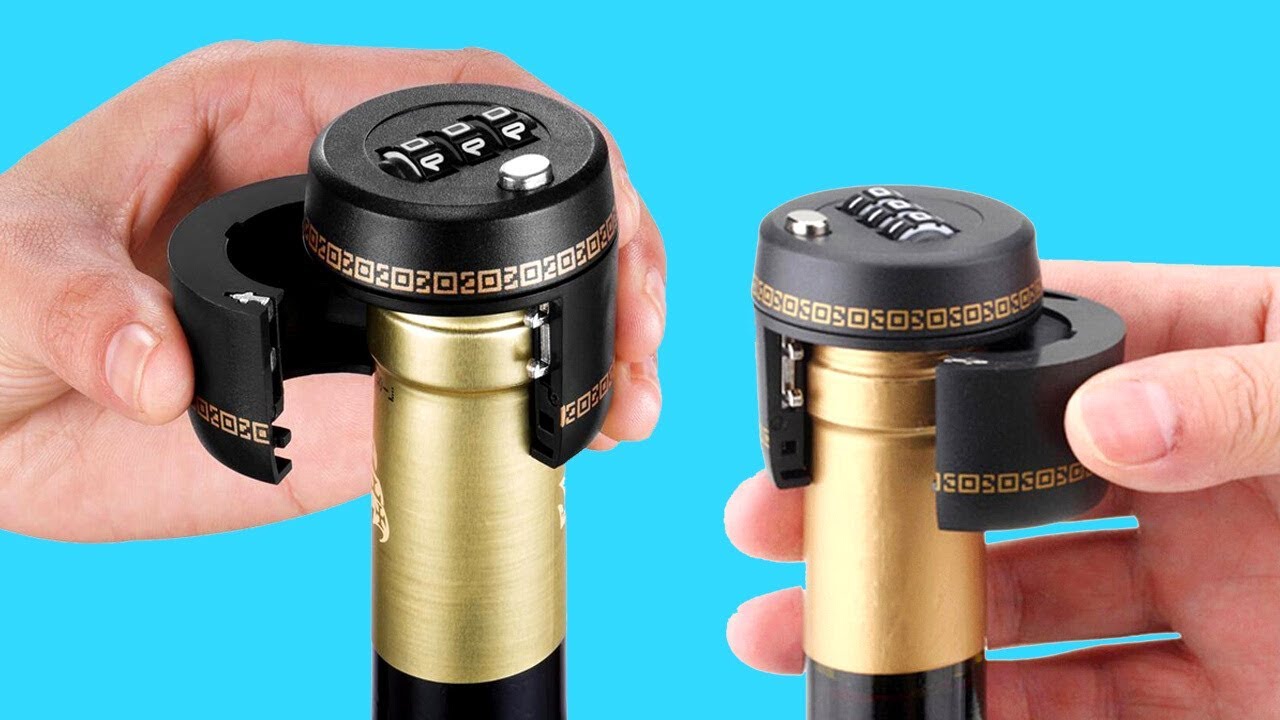 Wine Bottle Lock - YouTube