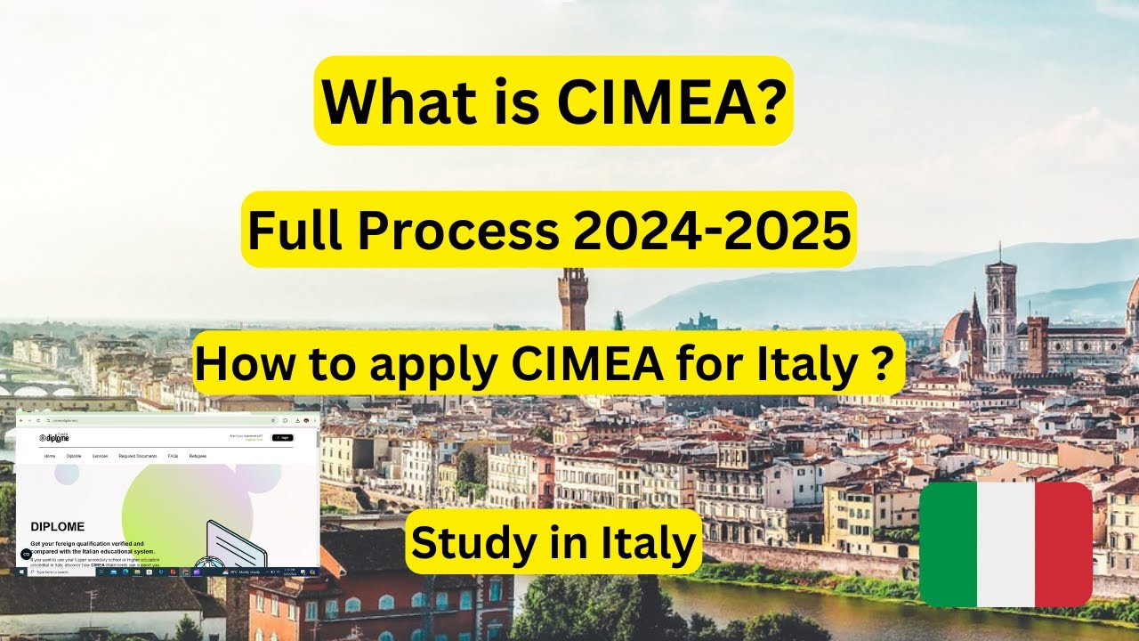 CIMEA process 2024, How to apply for CIMEA, What is CIMEA, Study in ...