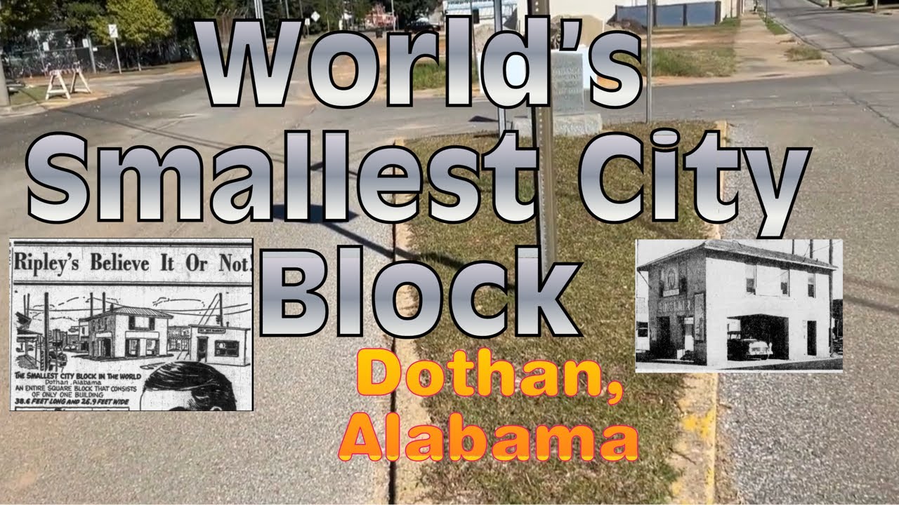 World's Smallest City Block - Dothan, Alabama - YouTube