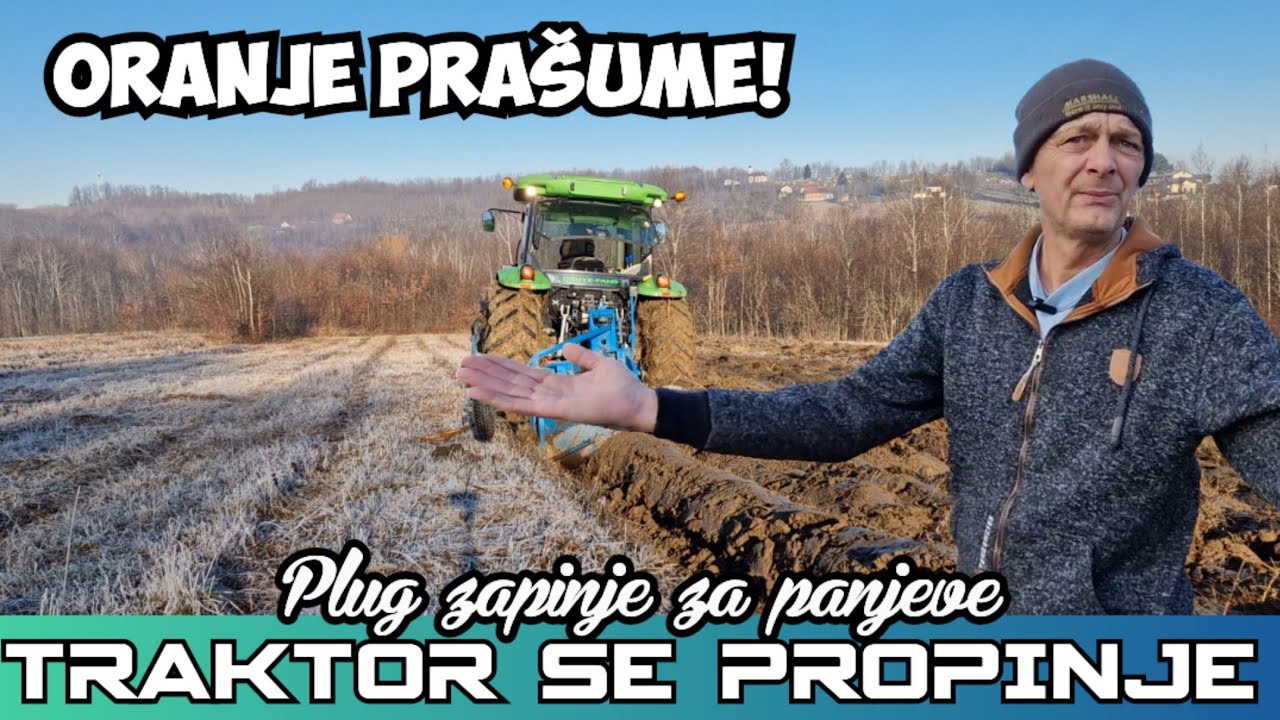 ORANJE 30 GODINA NEORANE LIVADE - TEŠKA ZEMLJA PUNA PANJEVA!! - YouTube