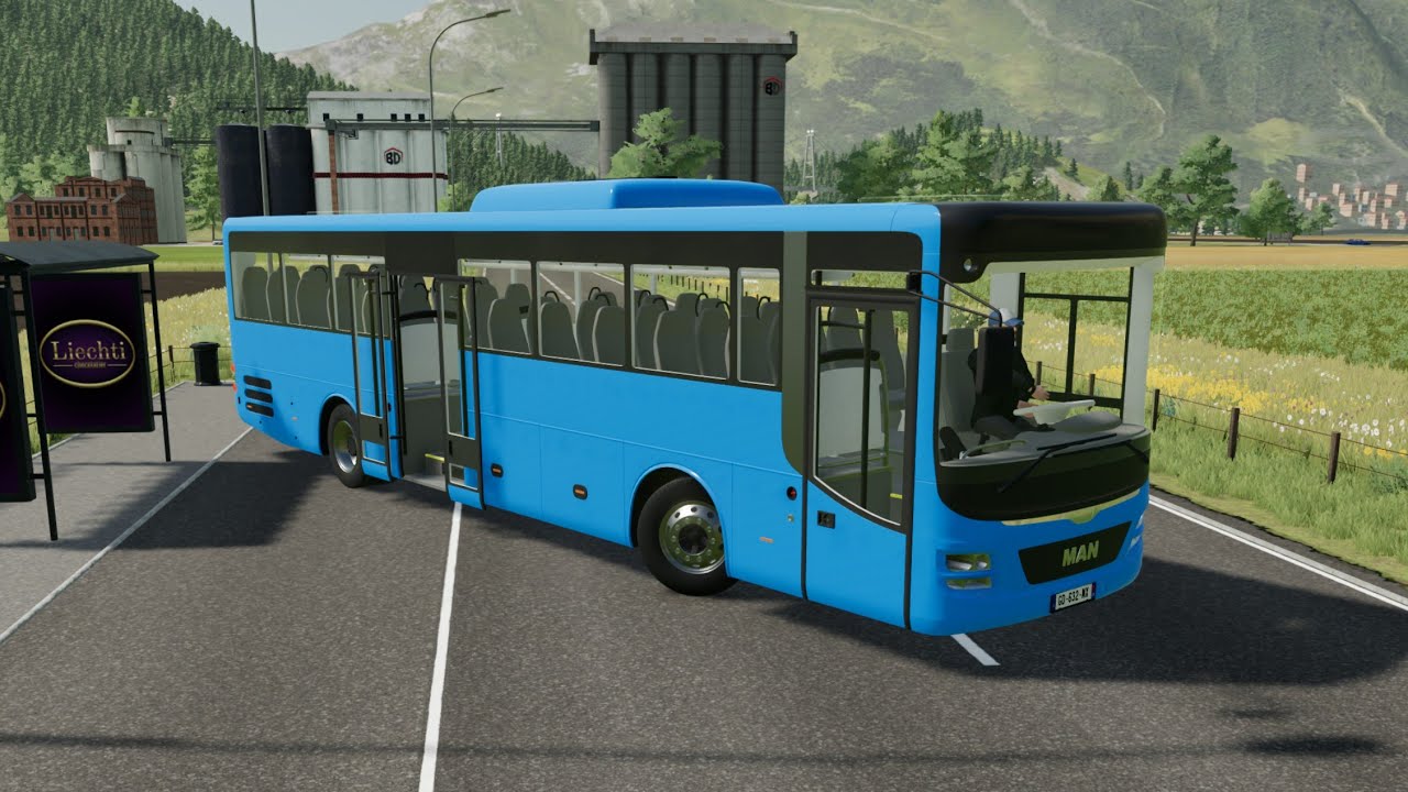 Man Intercity - Farming Simulator 2022 - Be like a Bus Driver [FS 22 LS ...