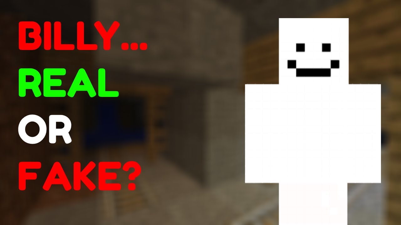 Minecraft creepypasta - Billy - YouTube