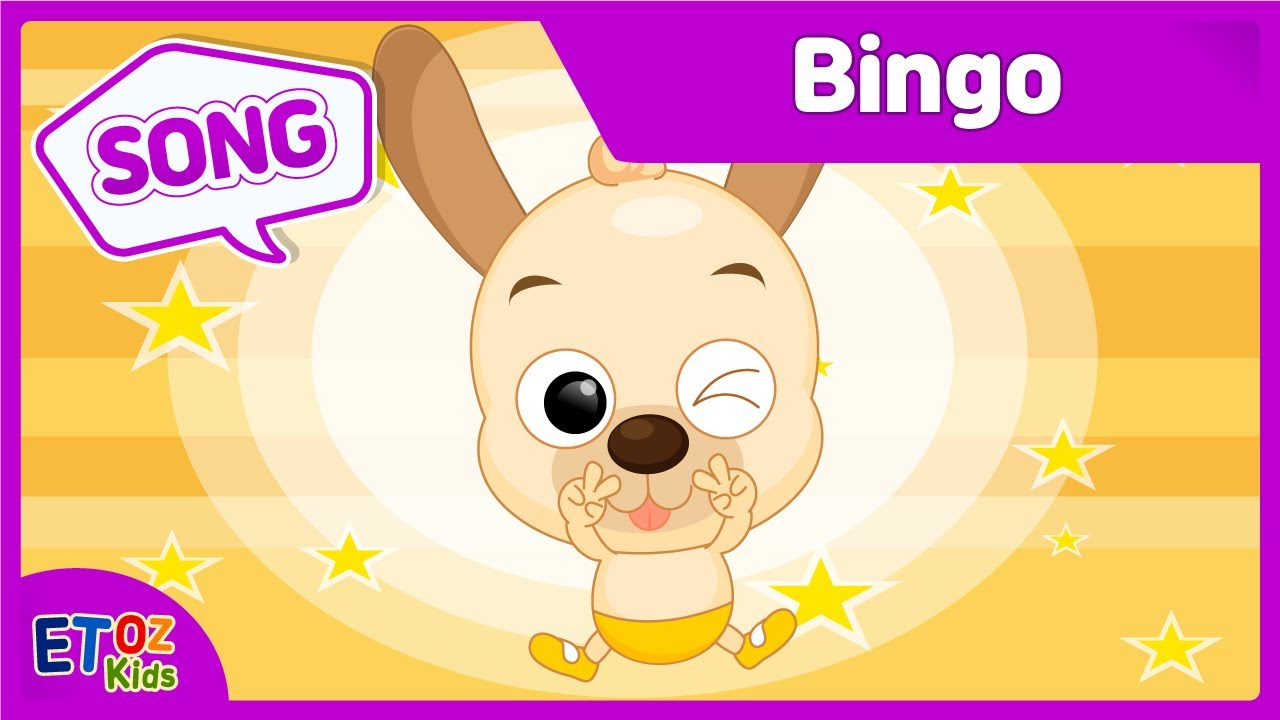 Bingo l Bingo was his name-oㅣNursery Rhymes & Kids Songsㅣ빙고ㅣ영어동요 - YouTube