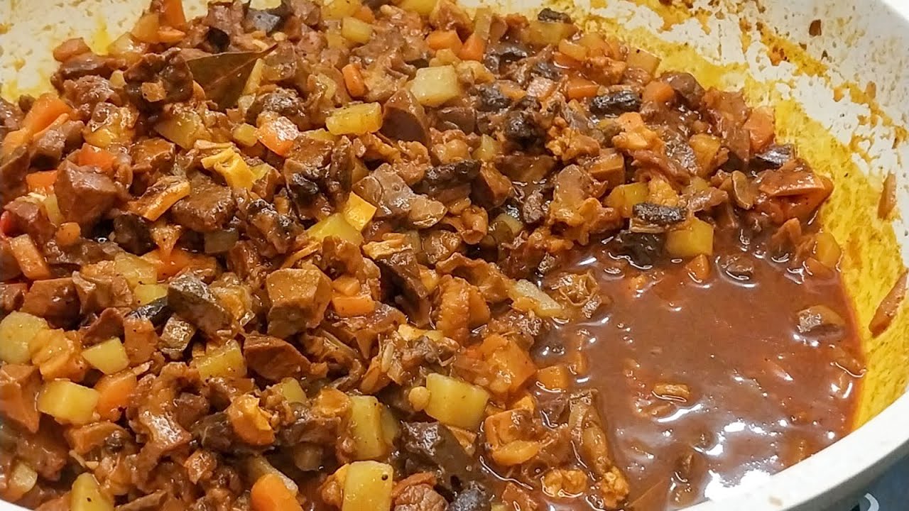 Filipino Dish "Bopis" My Own Recipe - YouTube