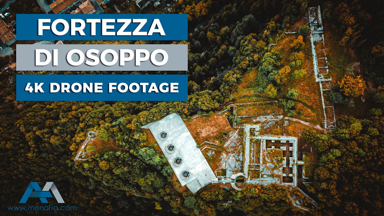 FORTEZZA DI OSOPPO DRONE FOOTAGE 4K - YouTube