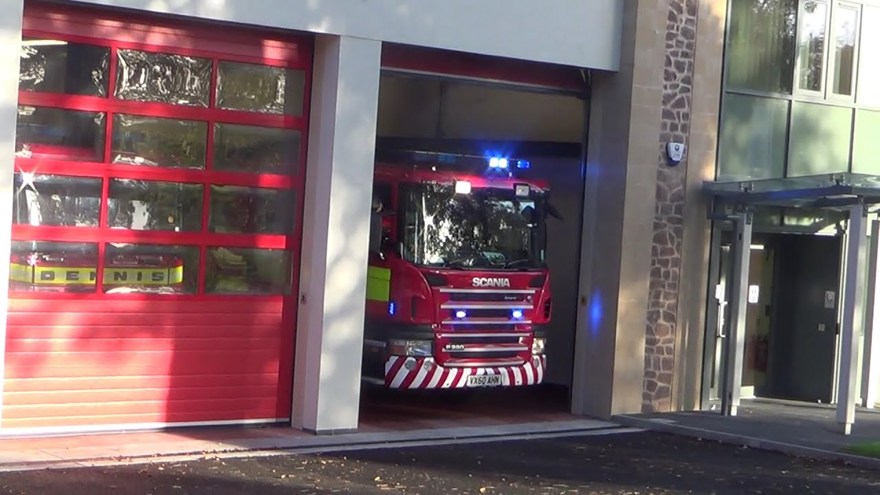 Fire engine responding - Scania P280 Rescue Pump - YouTube