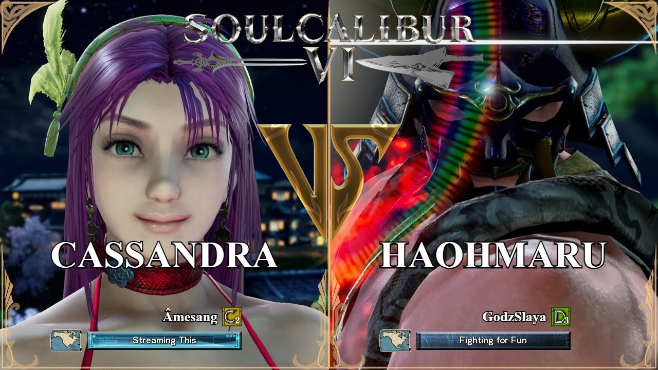 SoulCalibur VI — Amesang (Cassandra) VS GodzSlaya (Haohmaru) | Xbox ...