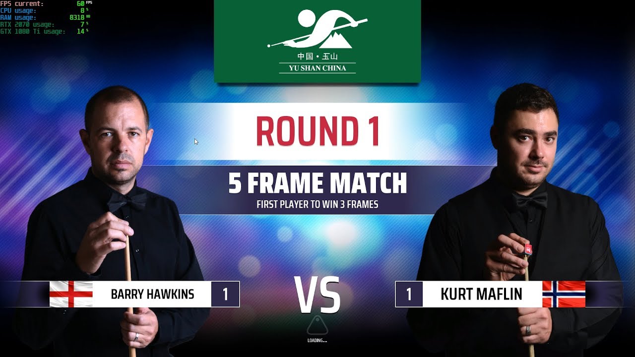 Snooker 19 Yu Shan Round 1 [1080p 60fps] - YouTube