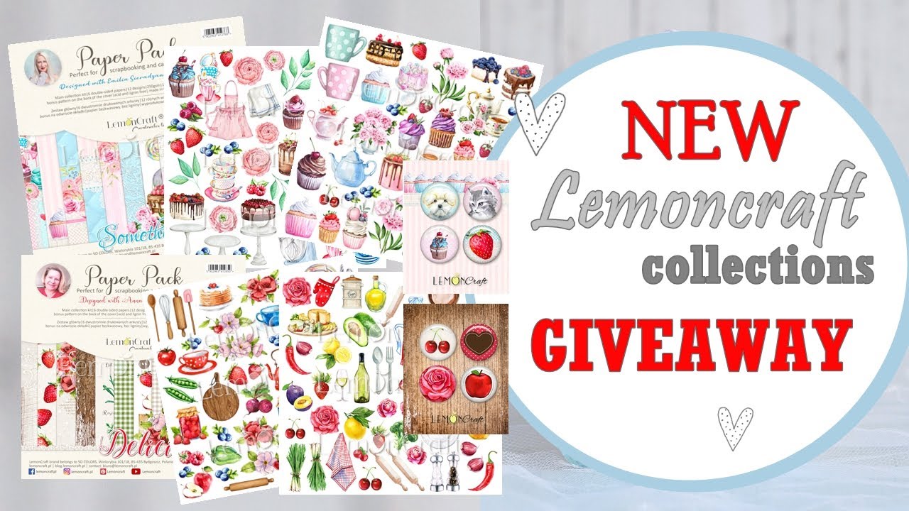 Lemoncraft Paper Collections Giveaway - YouTube