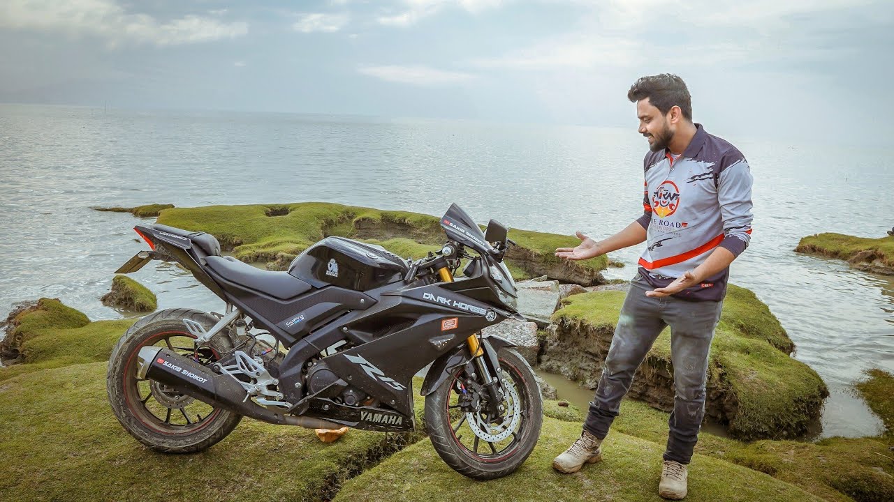 VISITING BEAUTIFUL BASHBARIA SEA BEACH WITH MY DARK HORSE 🐴 - YouTube