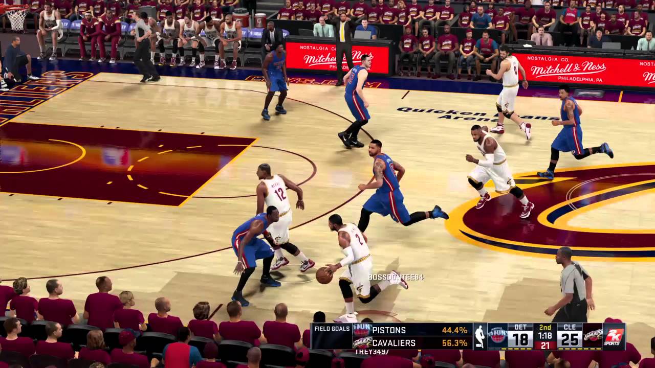 Lebron James destroys the rim - YouTube