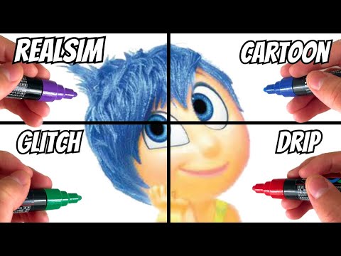 One Drawing but, In 4 Different Styles!!! - YouTube