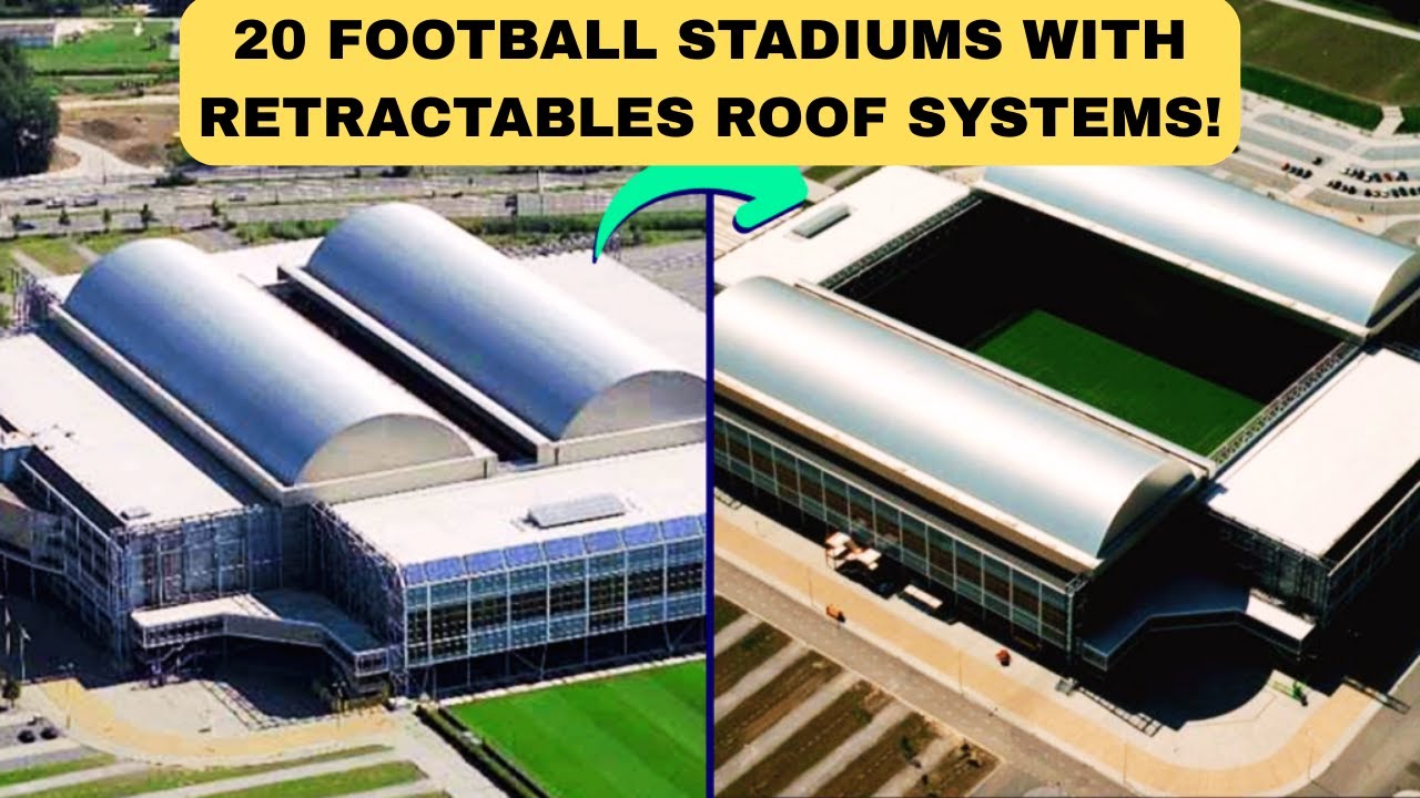 Stadiums With Crazy Roofs You Have To See! - YouTube