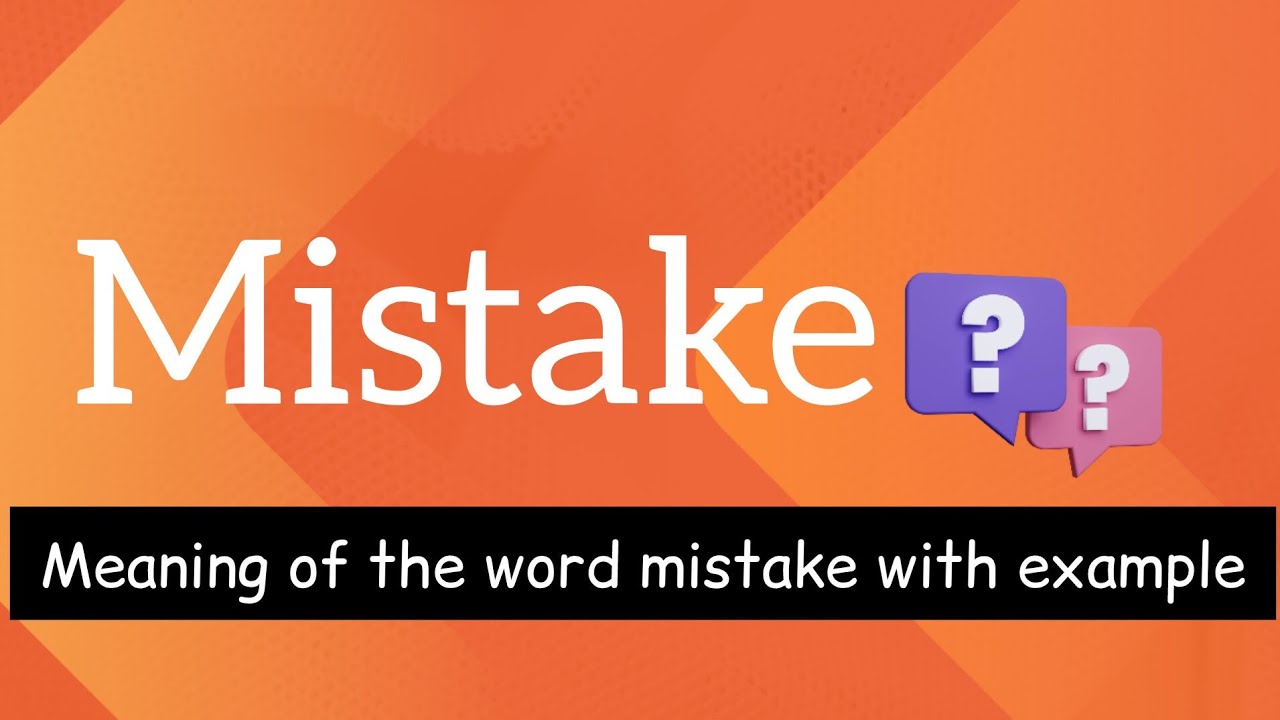 Mistake meaning with example in sentence|@EnglishLessonswithErum - YouTube