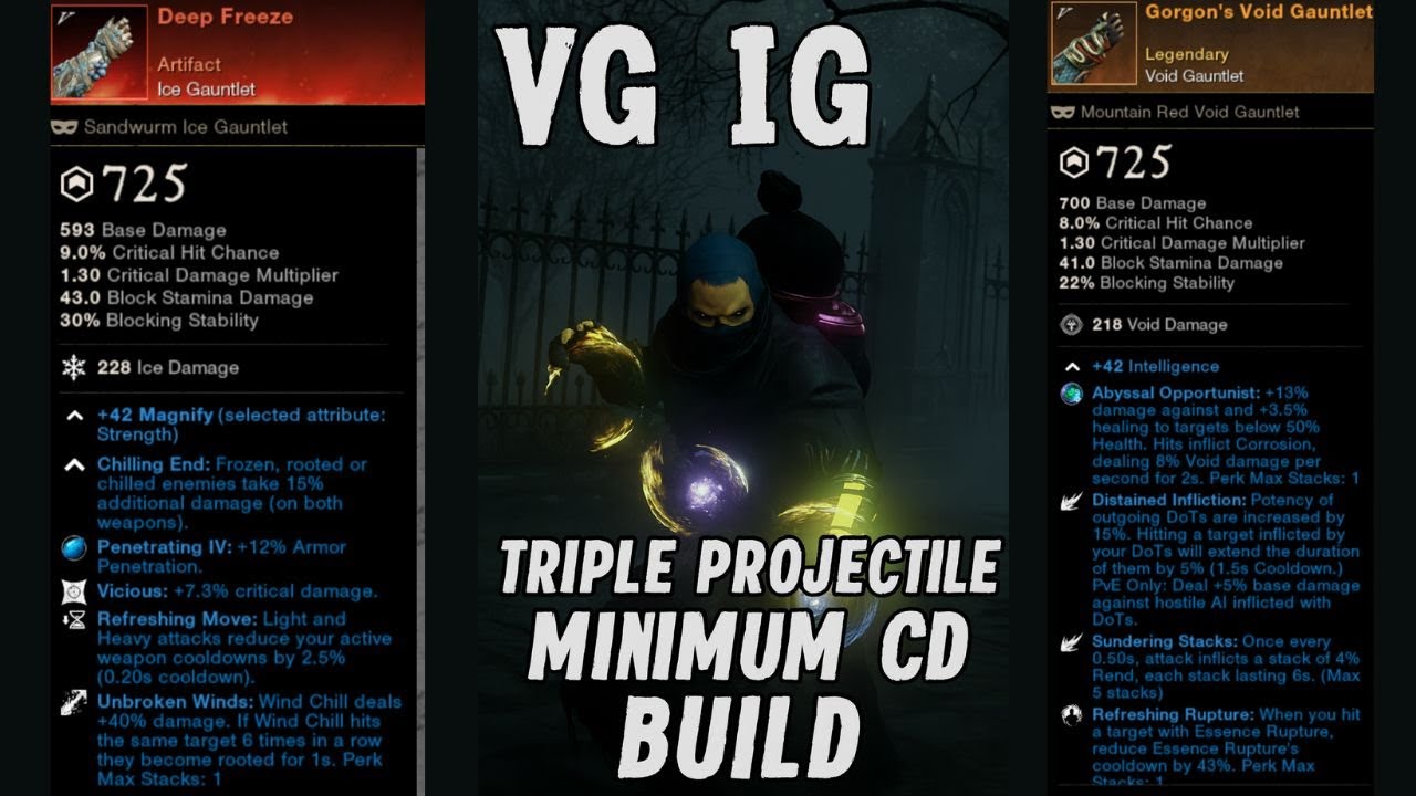 Triple projectile VG is insane! NO CD (VG/IG light build) | New World ...